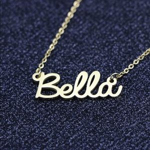 Hand Crafted | Jewelry | Bella Name Necklace | Poshmark